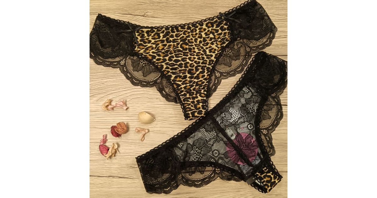 Poppy "Nanett" párduc mintás csipke brazil tanga - fehernemu.hu webáruház